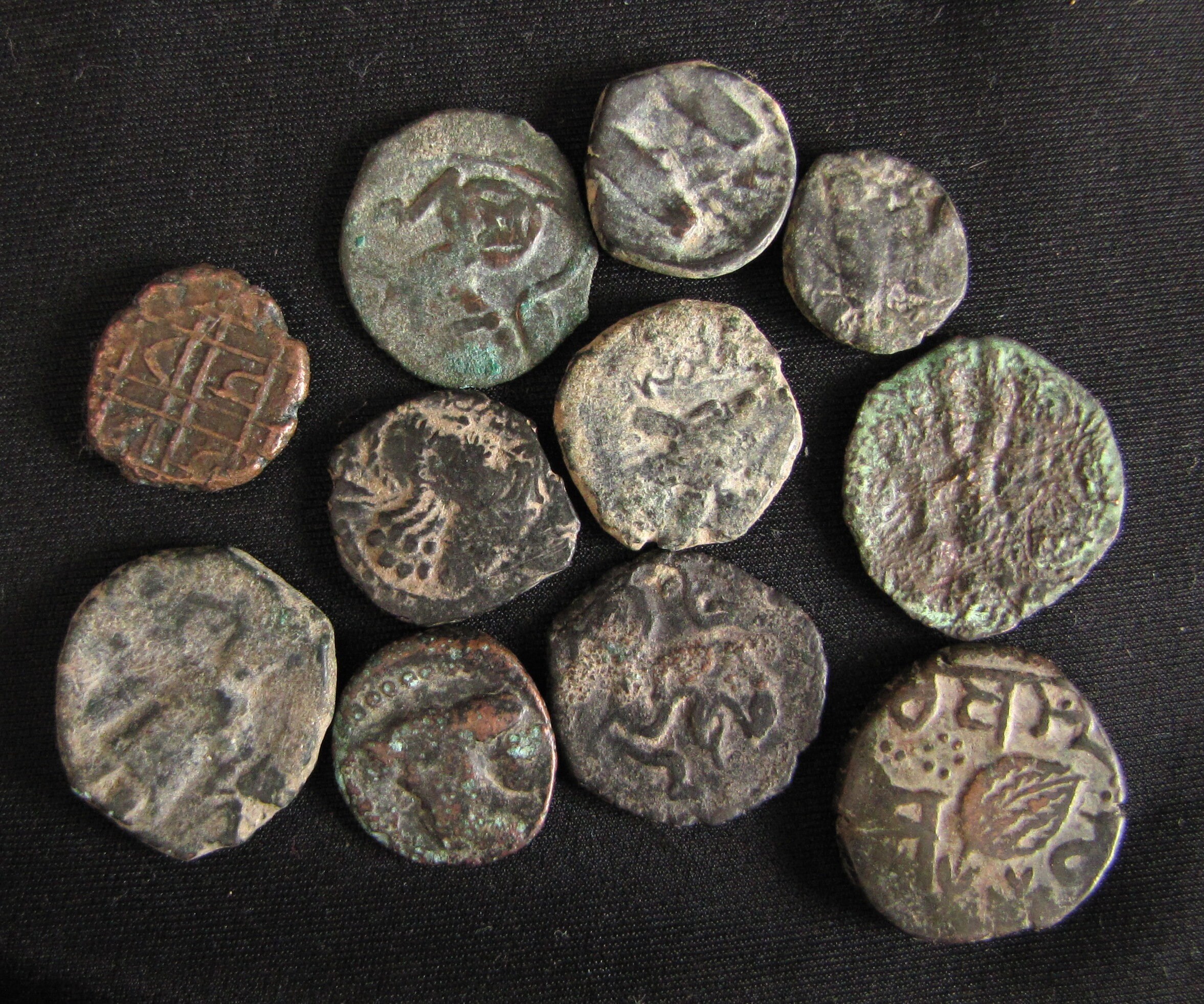 Collection of 11 Ancient Bactrian Coins - Etsy