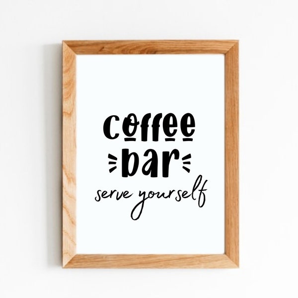 Serve Yourself Sign - Etsy
