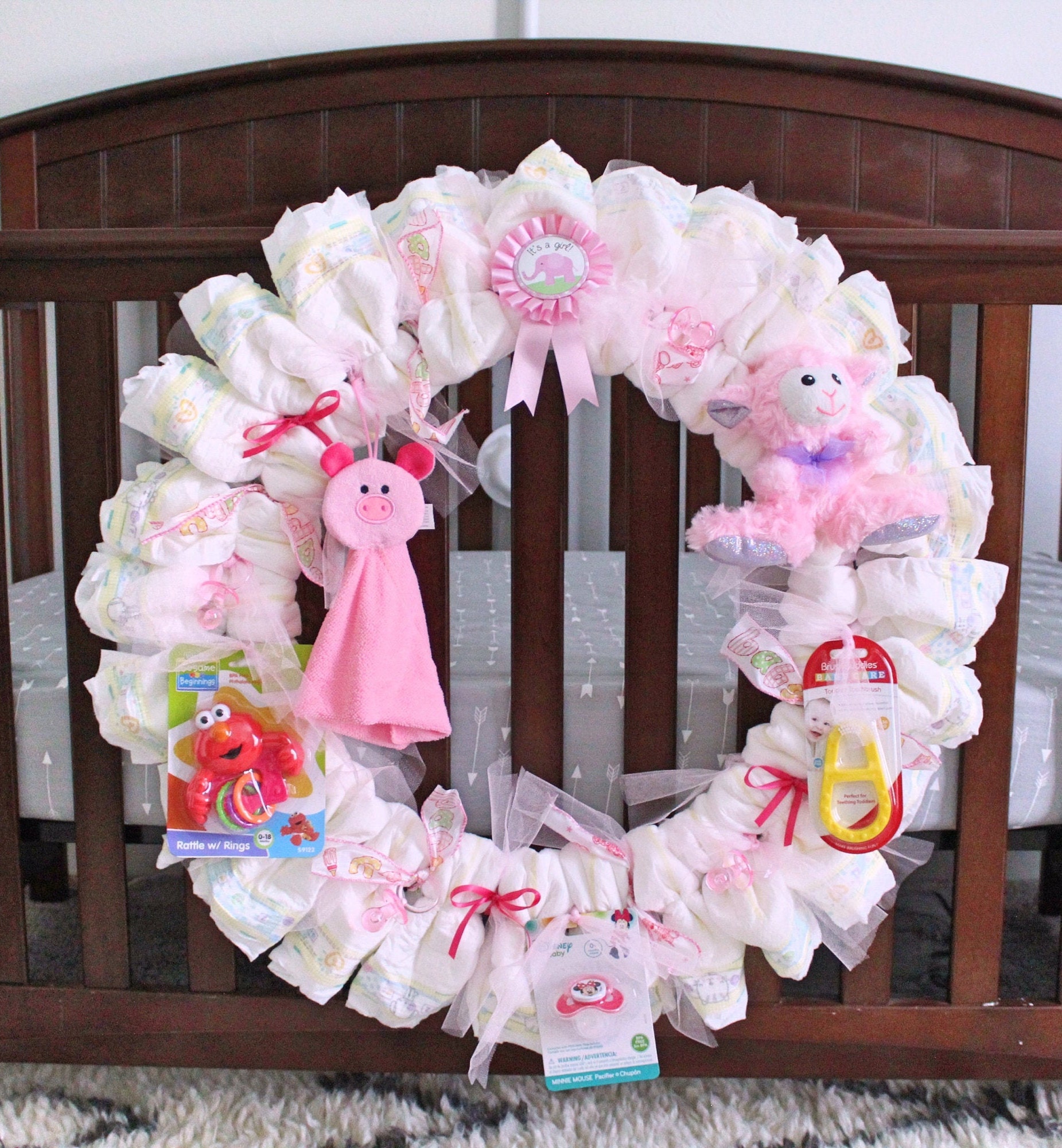 Diaper Wreath Party Supplies Paper & Party Supplies etna.com.pe