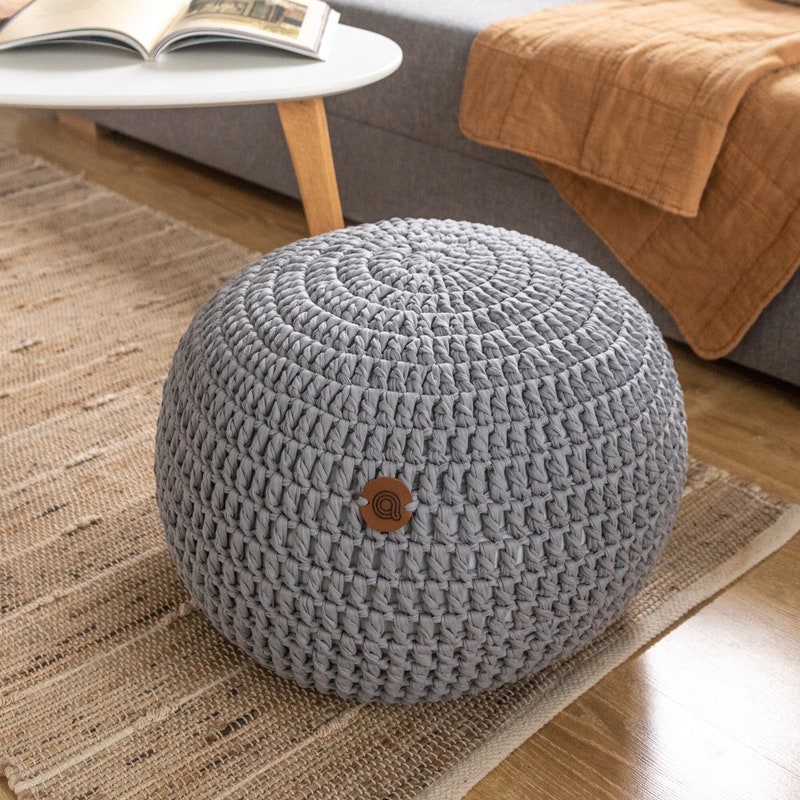 Crochet Ottoman Pattern - Etsy