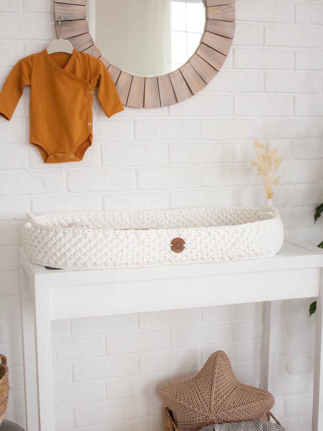 Baby Changing Basket, Christmas Gift, Baby Gift Sets, White Color ...
