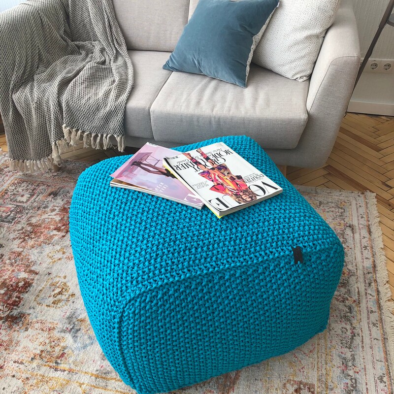 Rectangle Pouf - Etsy