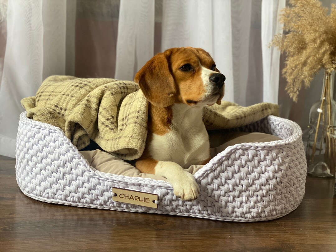 Dog Bed Personalized Dog Bed With Mattress for Small Medium - Etsy