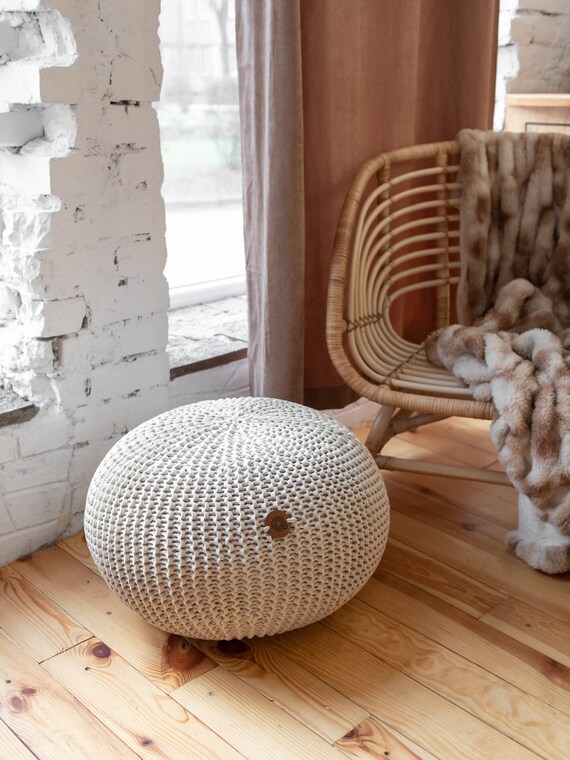 Knitted foot rest store