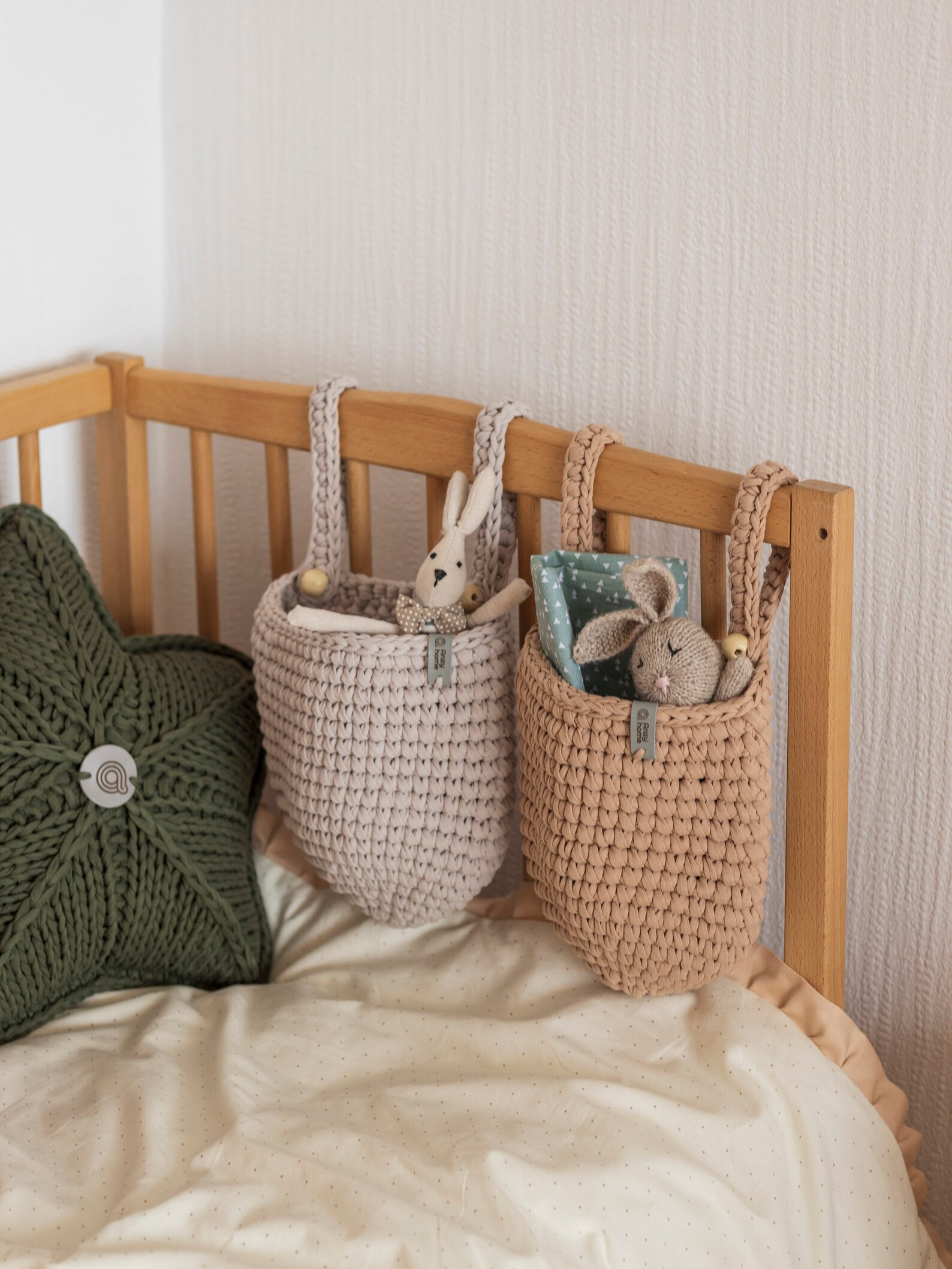 Hanging Crib Basket of Eco-friendly Cotton Baby Crib - Etsy