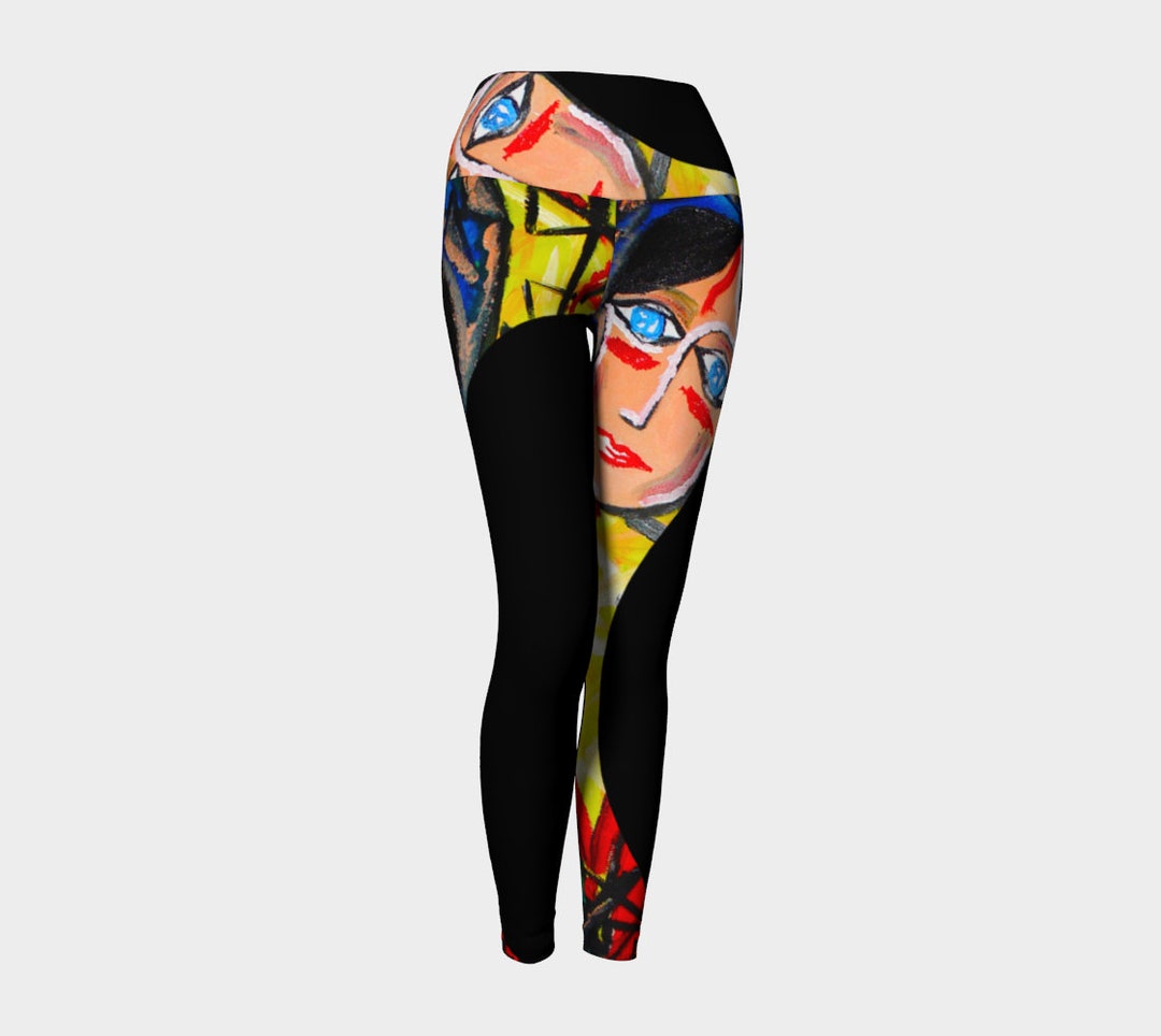Artzonme Face It Leggings - Etsy