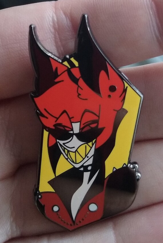 Punk Themed Alastor Inspired Fan Pin - Etsy