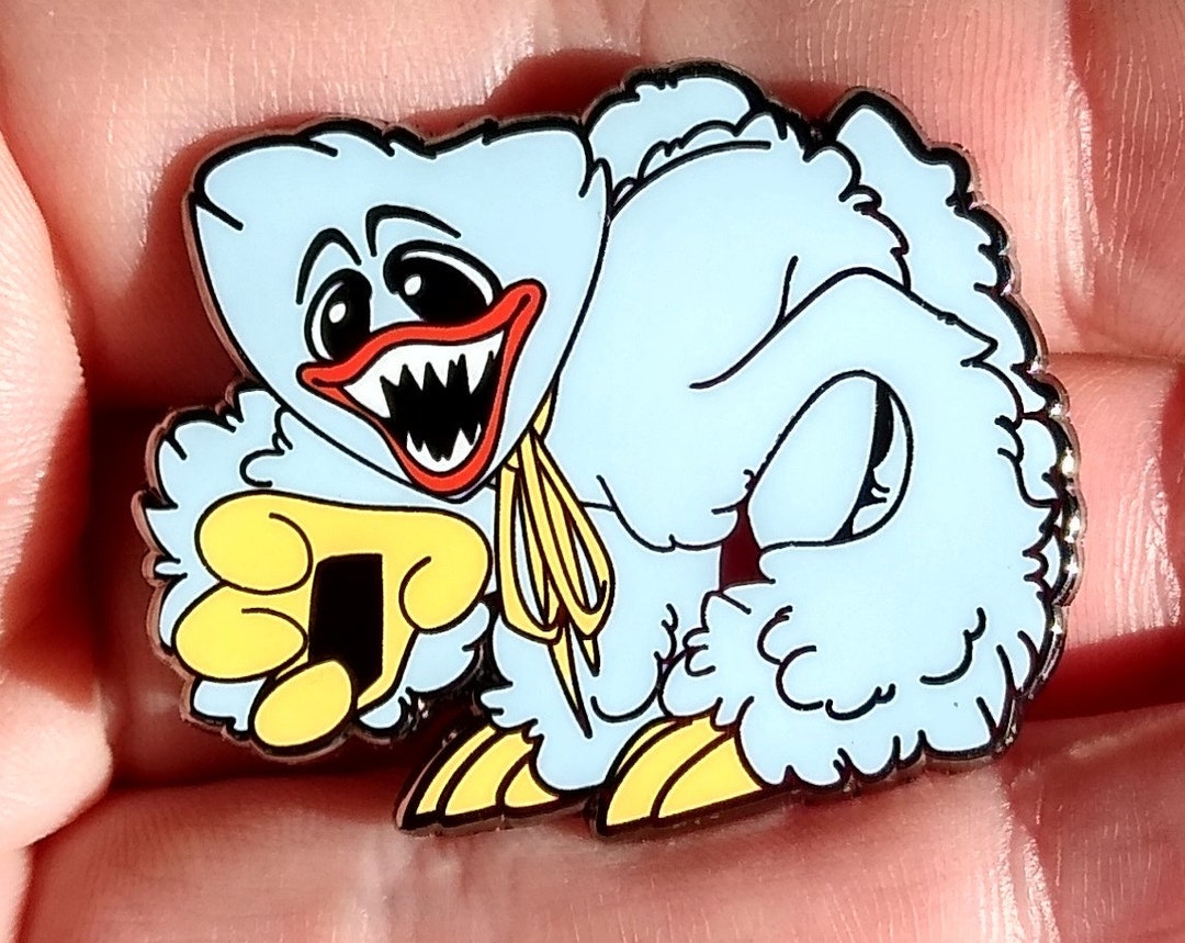 Huggy Wuggy Hard Enamel Pin - Etsy