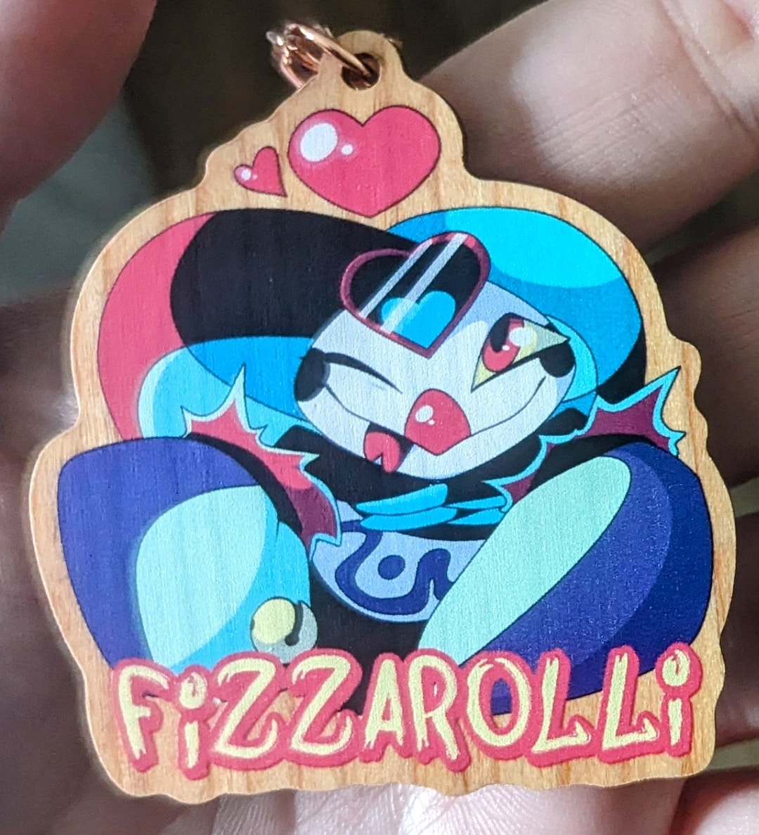 What Can I Say Wooden Fizzarolli Fan Keychain - Etsy