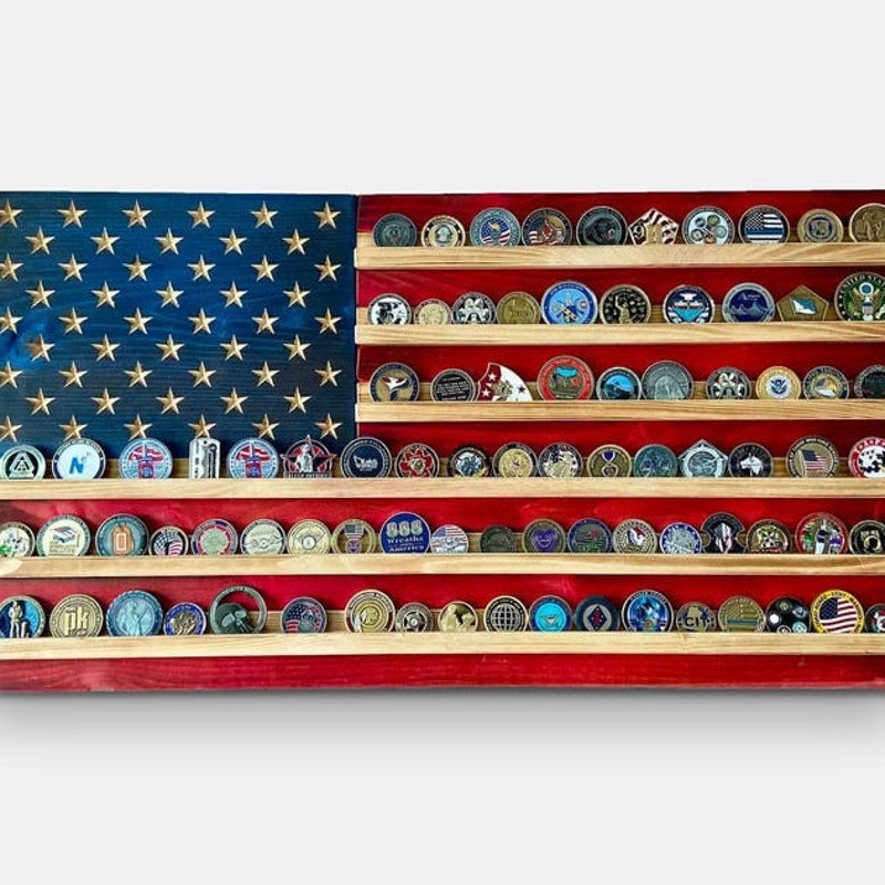 Challenge Coin Display - Etsy