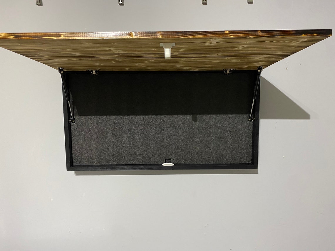 Wood American Flag Concealment Gun Case Cabinet Gun Cabinet - Etsy