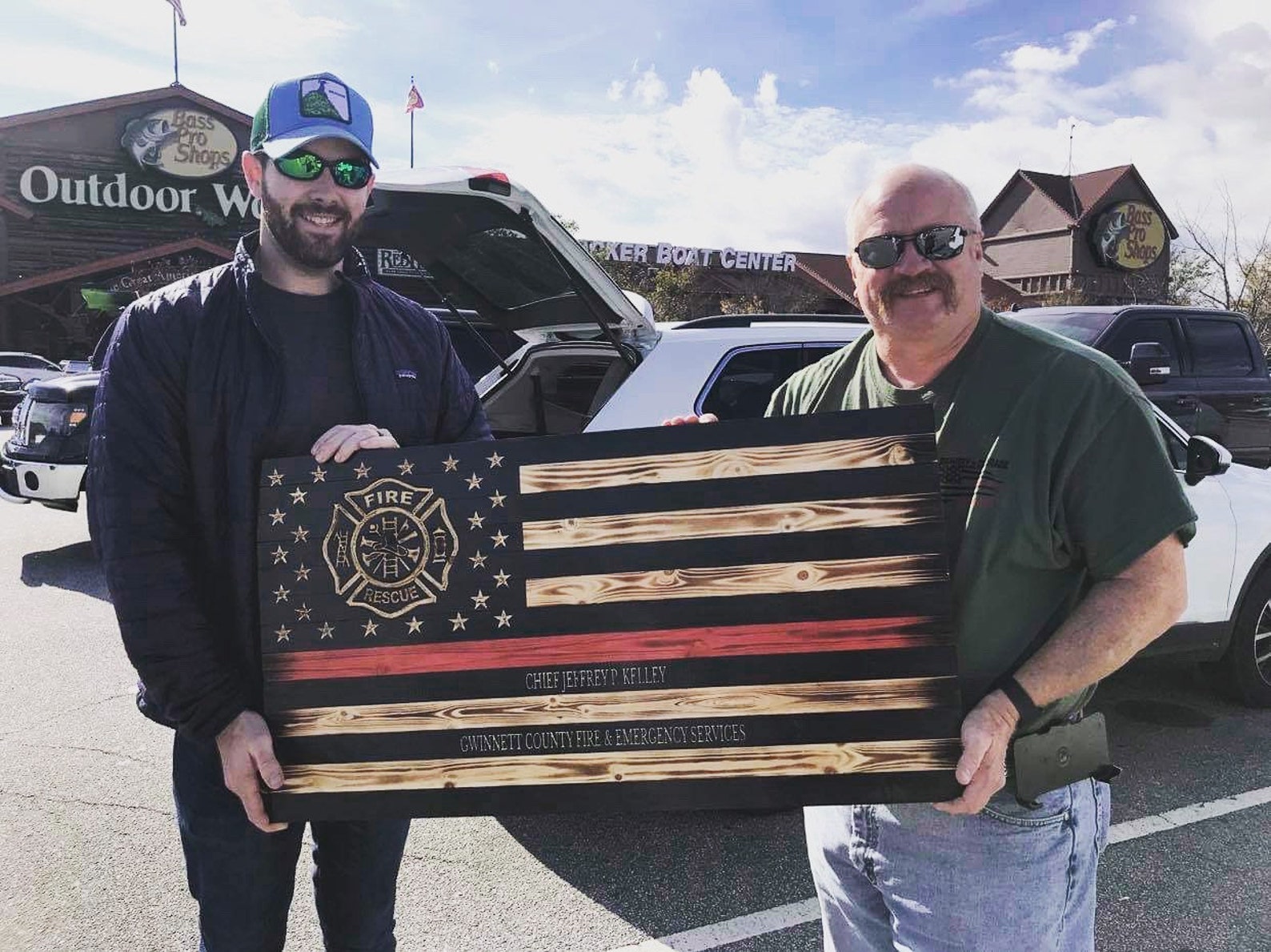 Wood American Flag Concealment Gun Case Cabinet, Concealment Flag, Gun ...