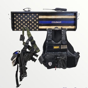 Police Duty Rack, Police Gear Rack, Tactical Gear Rack, Gifts for ...