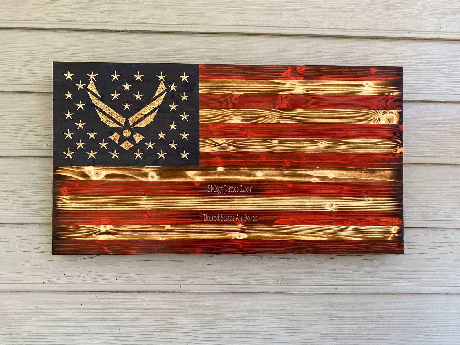 Wood American Flag Concealment Gun Case Cabinet Gun Cabinet - Etsy