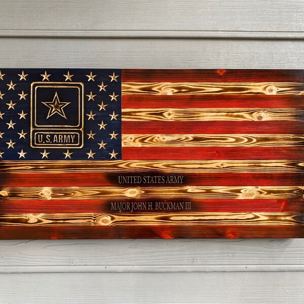 Army Wooden Flag - Etsy