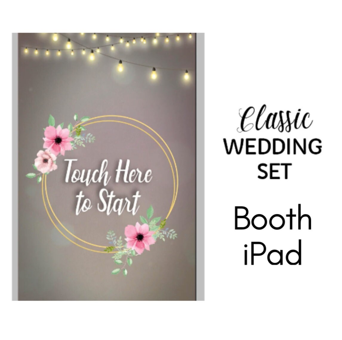 60 Wedding Animations Pack to iPad Booth. iPad Selfie Booth Wedding ...