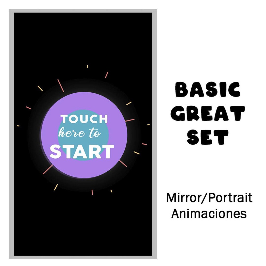 Great Basic to Mirror Booth Animations Package. Birthday Magic Mirror ...
