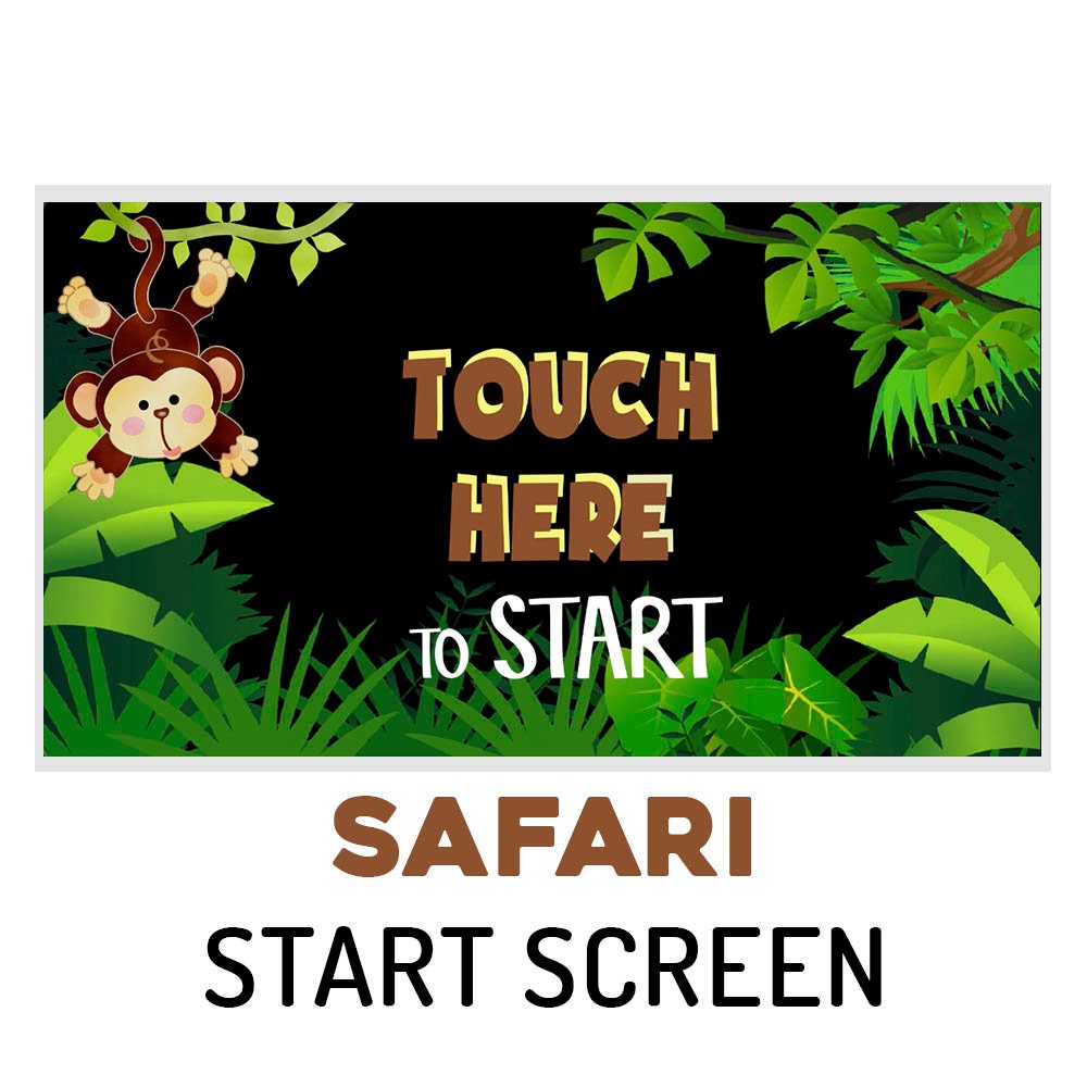Safari Start Screen Landscape Photo Booth Animations - Etsy