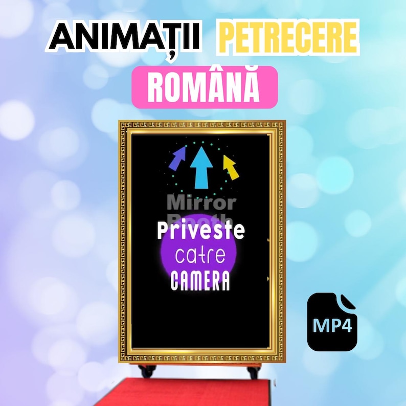 Super Romanian Set Animations Mirror Booth. 20 Romanian Animations ...