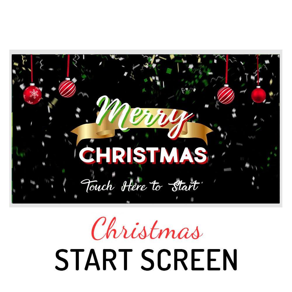 Christmas Start Screen Landscape Photo Booth Animations - Etsy