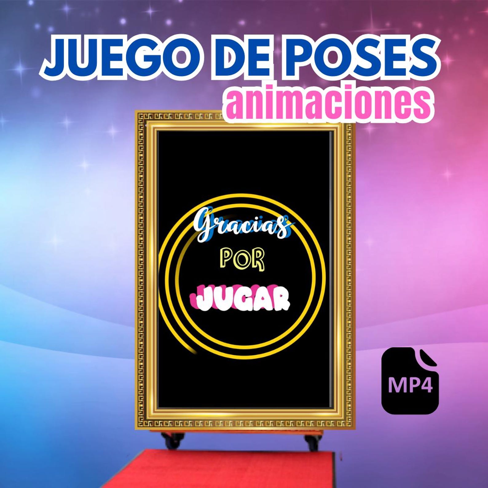 Magic Mirror Pose Game Animations Pack. Magic Mirror Animations. Photo ...