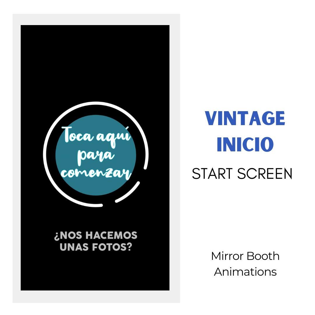 Tap Here to Start Wedding Magic Mirror Animation. Start Screen Photo ...