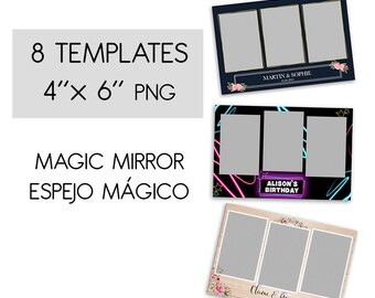 Magic Mirror Template - Etsy