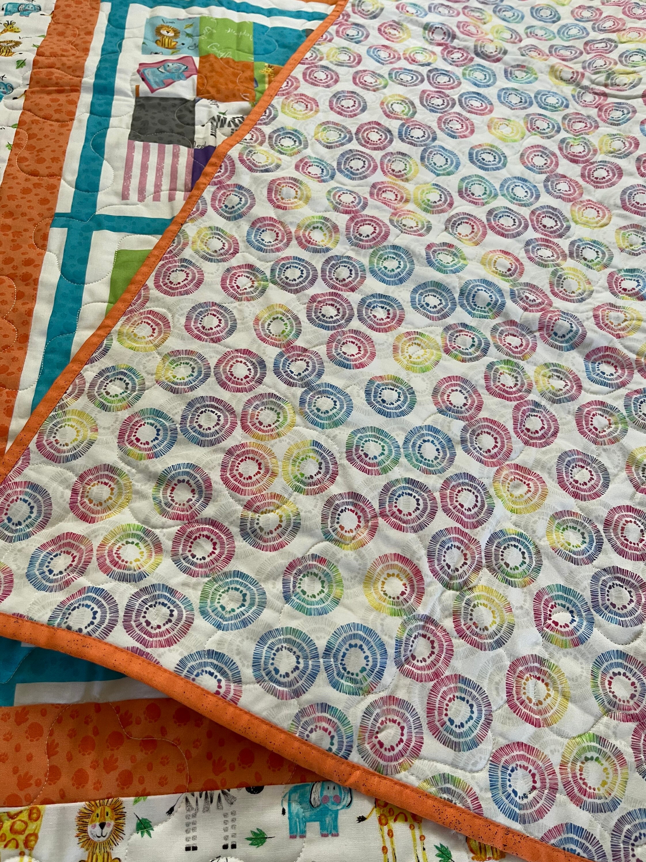 Zoo Animals Kids Quilted Blanket - Etsy