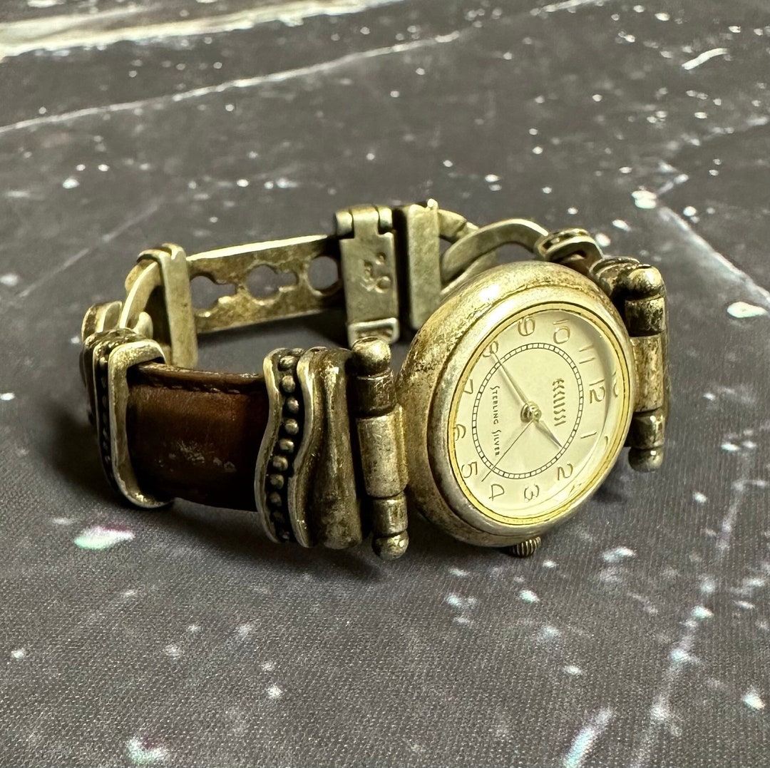 Vintage Ecclissi 38 Sterling Silver Wrist Watch W/ Original - Etsy