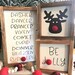 Rudolph Sign, Christmas Sign, Reindeer Sign - Etsy