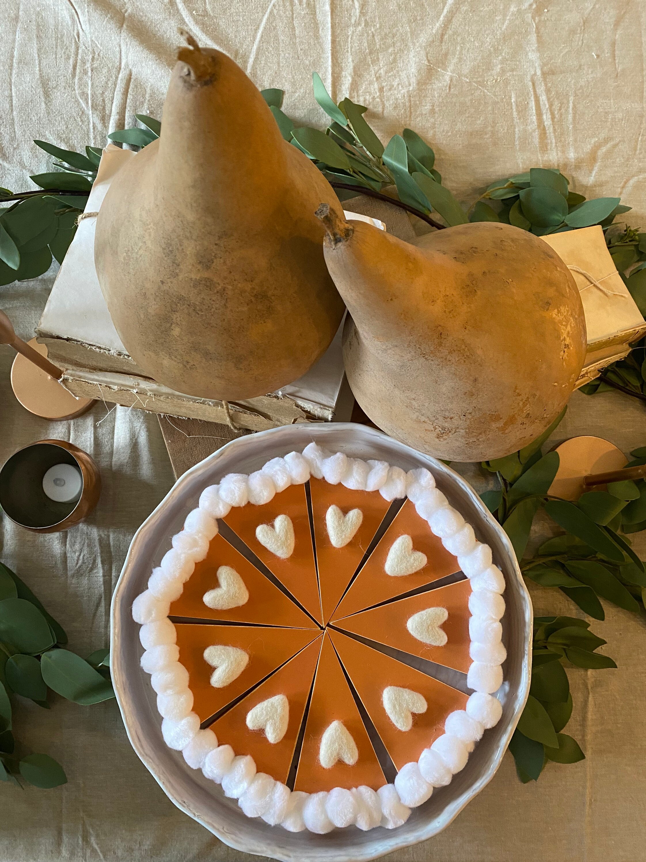Wooden Pumpkin Pie Slice Fall Decor Halloween Decor | Etsy