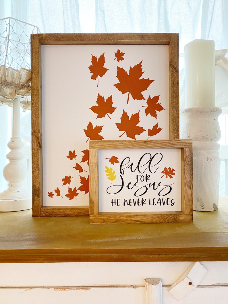 Fall for Jesus Sign Religious Sign Autumn Sign Fall Sign - Etsy