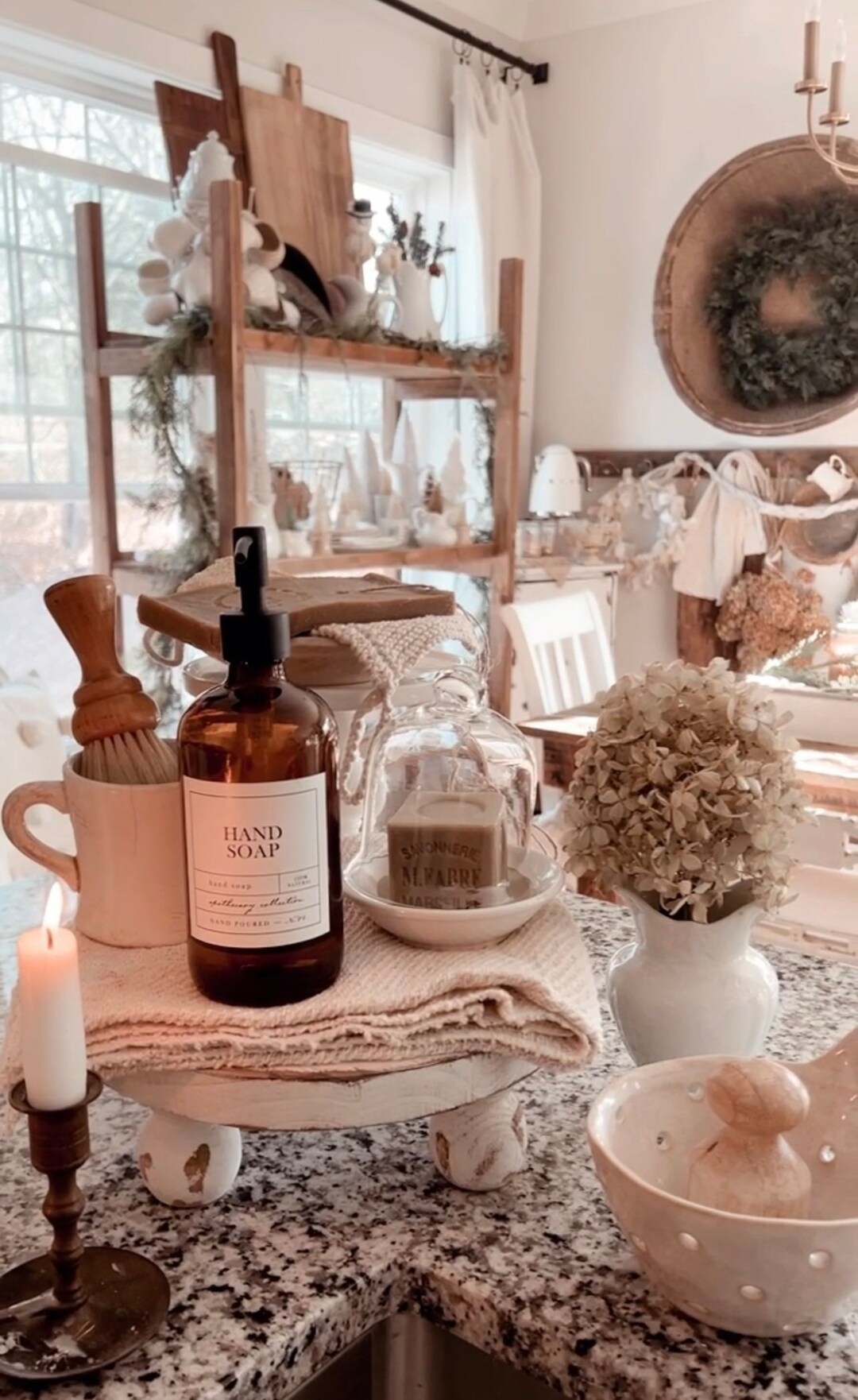 Decorative Riser White Distressed Riser Large Round Riser - Etsy