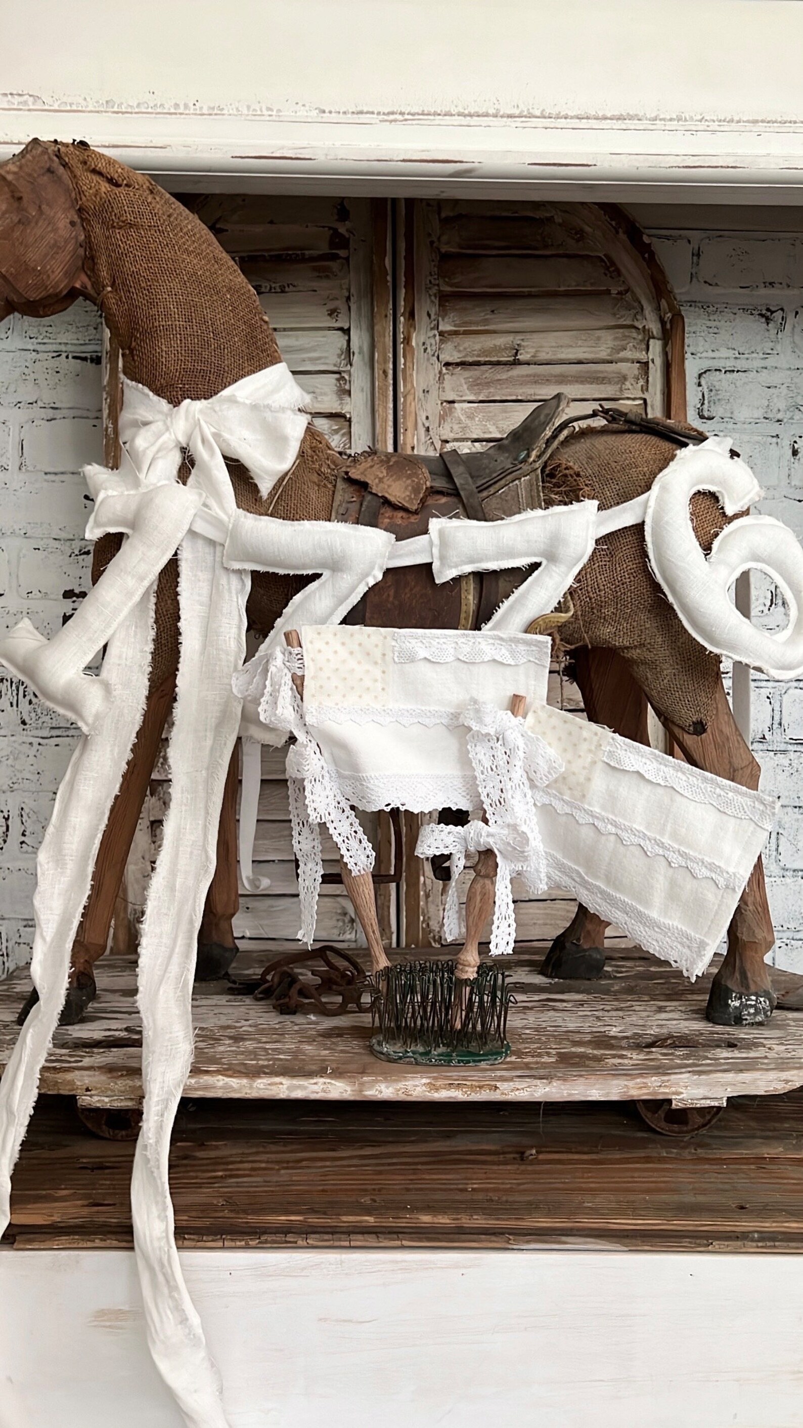 Patriotic Flag Decor, Neutral Patriotic Flags on Spindles, Patriotic ...