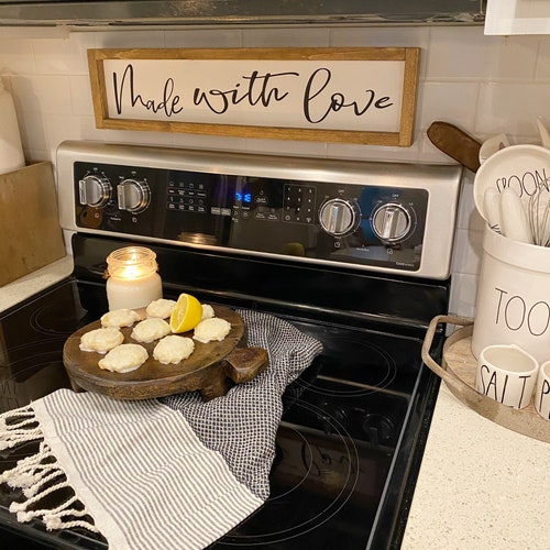 Made With Love Sign Kitchen Sign Gift PREORDER - Etsy