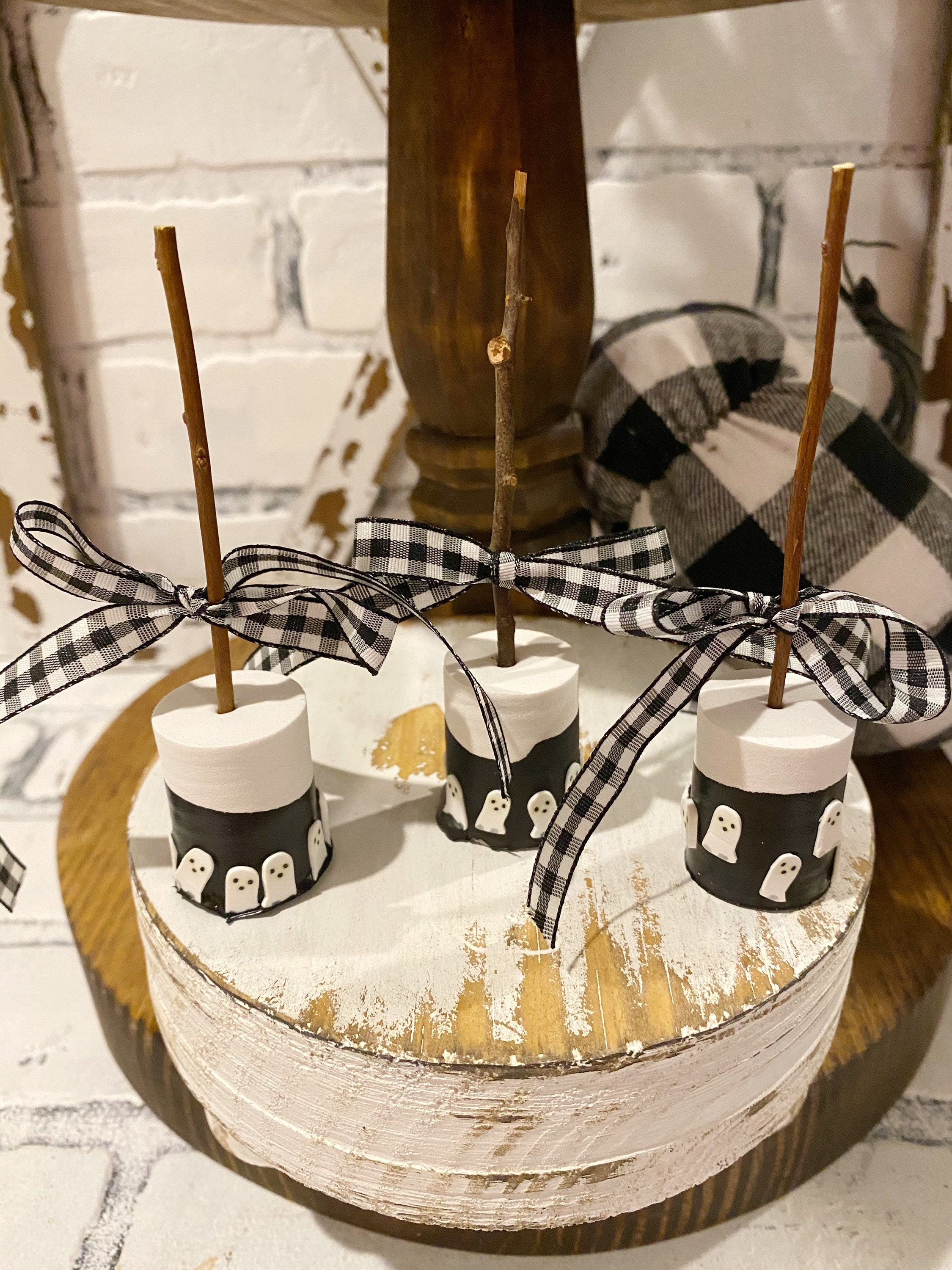 Ghost Marshmallows Set of Three Ghost Marshmallows Halloween - Etsy