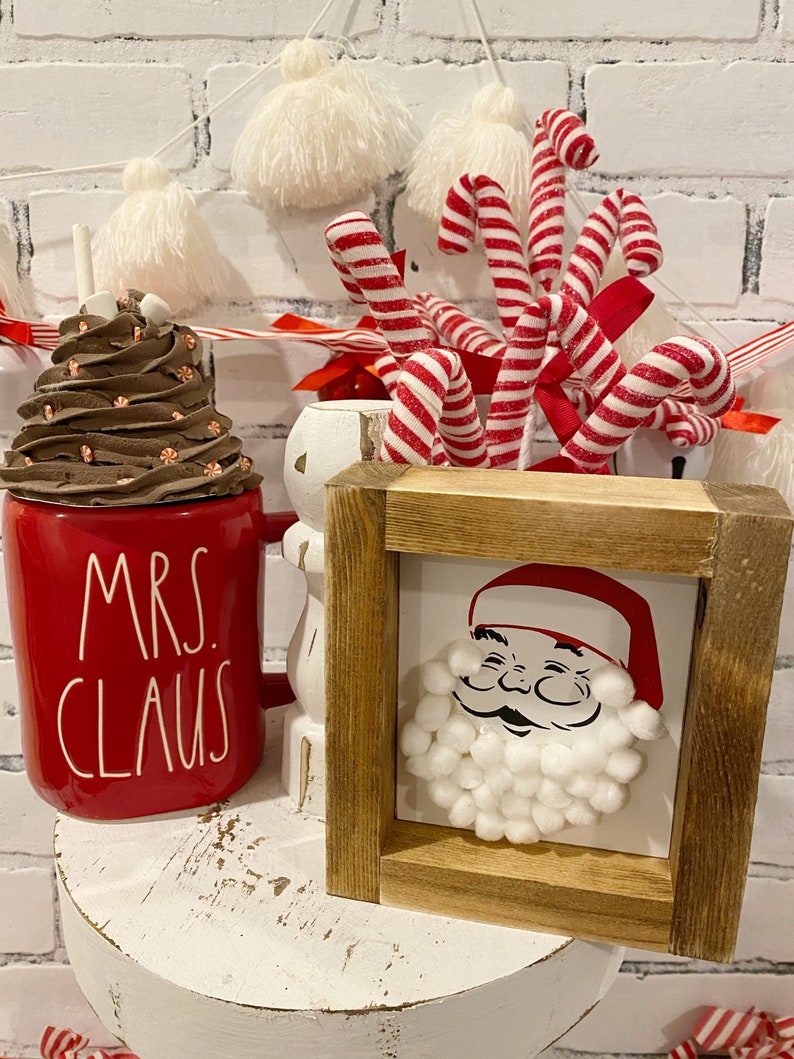 Santa Claus Sign Christmas Sign Gift PREORDER - Etsy