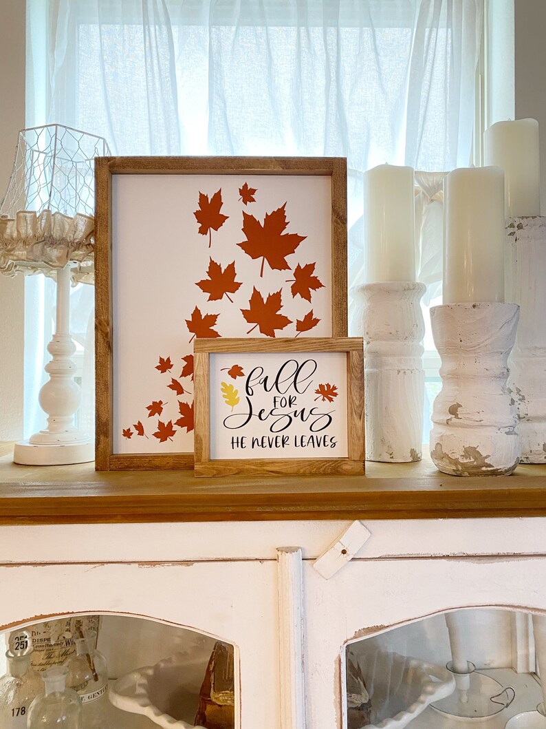 Fall for Jesus Sign Religious Sign Autumn Sign Fall Sign - Etsy