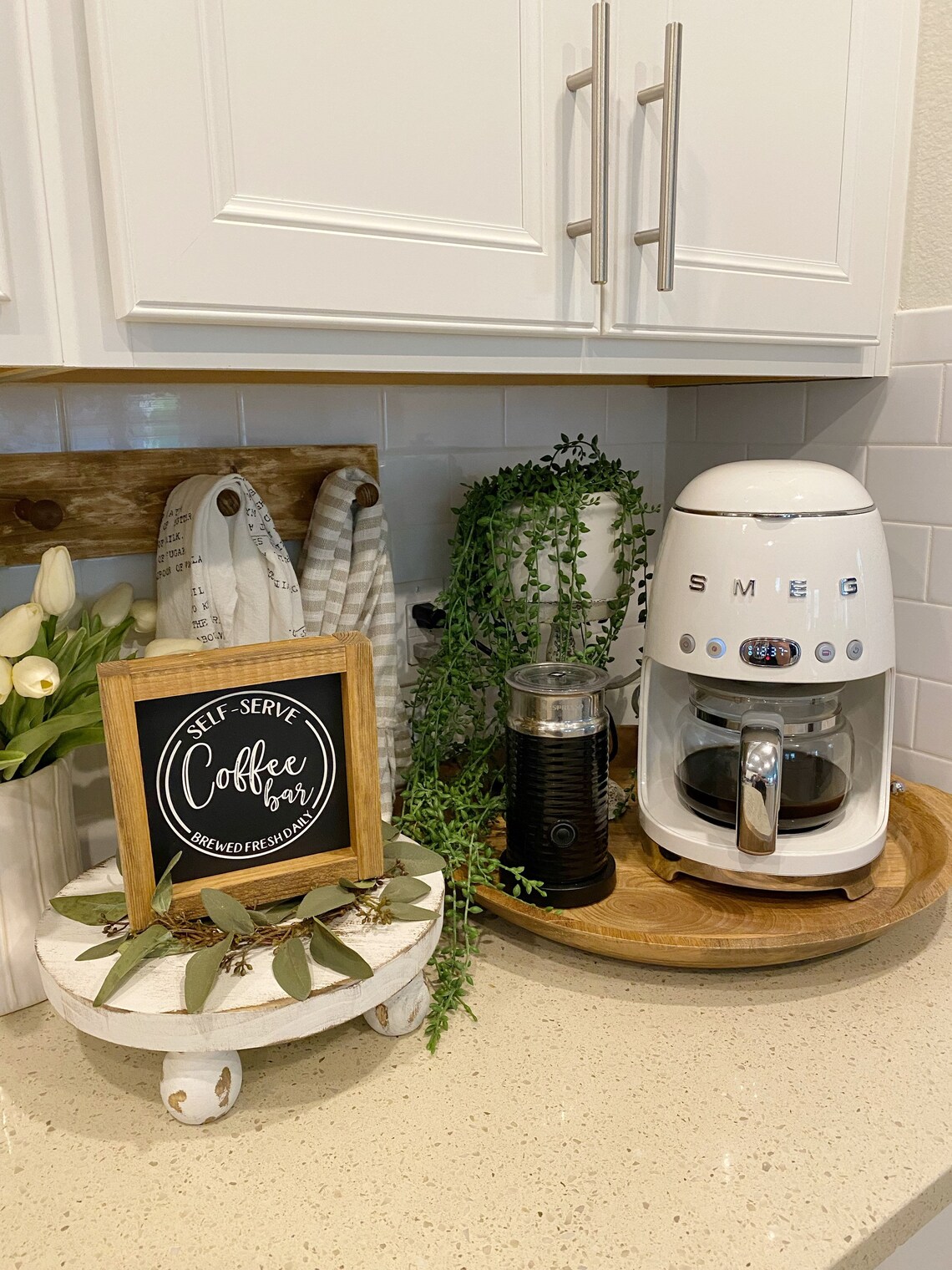 Decorative Riser White Distressed Riser Large Round Riser - Etsy