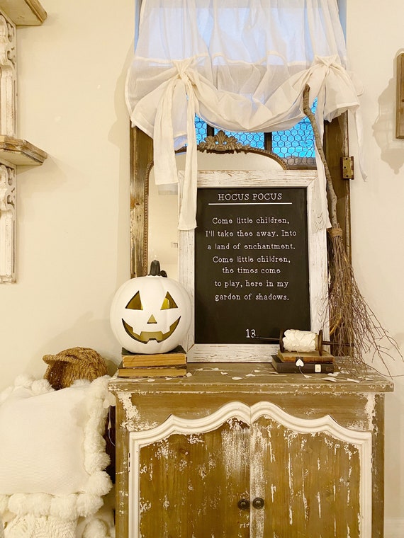 Hocus Pocus Sign Hocus Pocus Book Page Sign Halloween Sign | Etsy