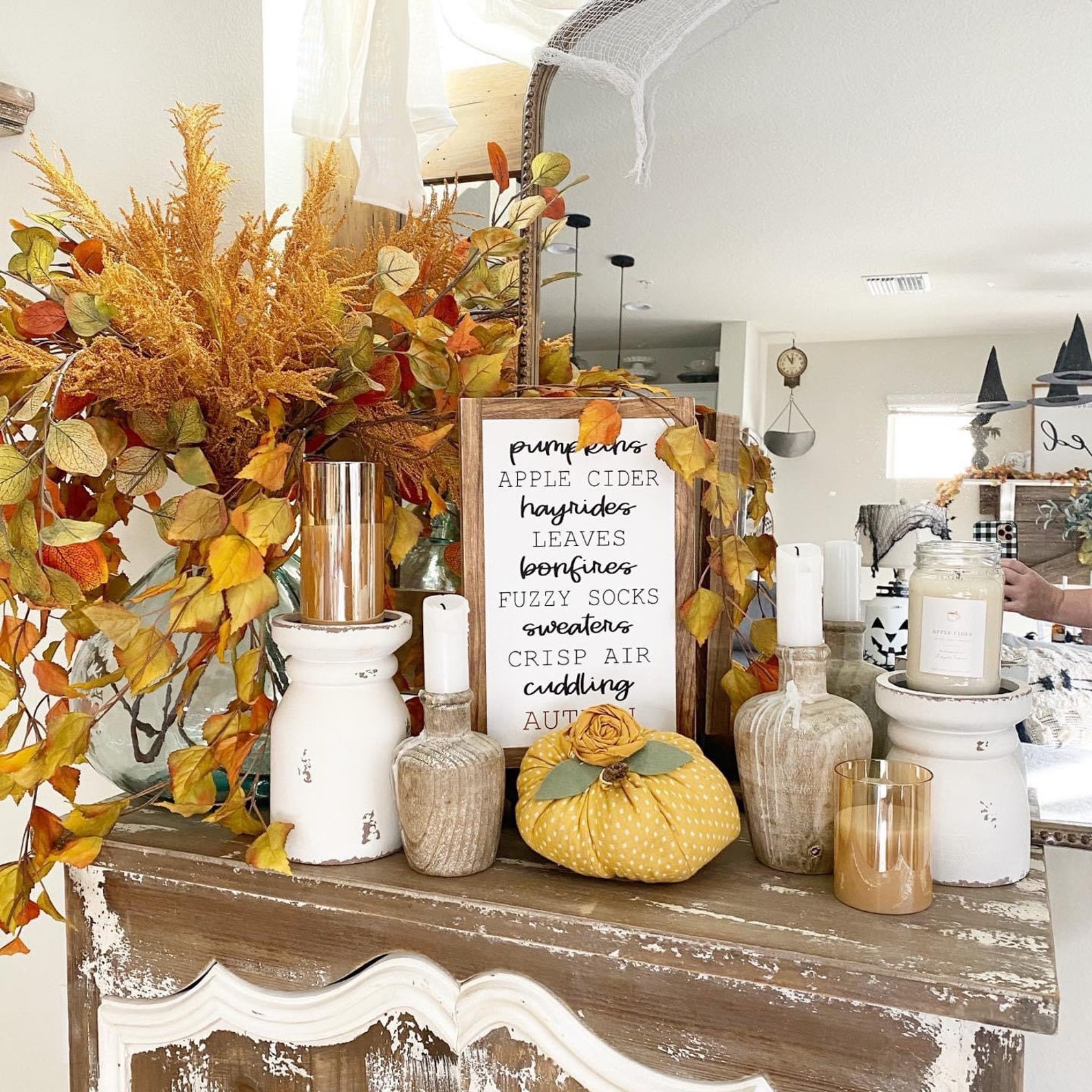 Fall Sign Halloween Sign Fall Word Sign Autumn Sign Gift - Etsy