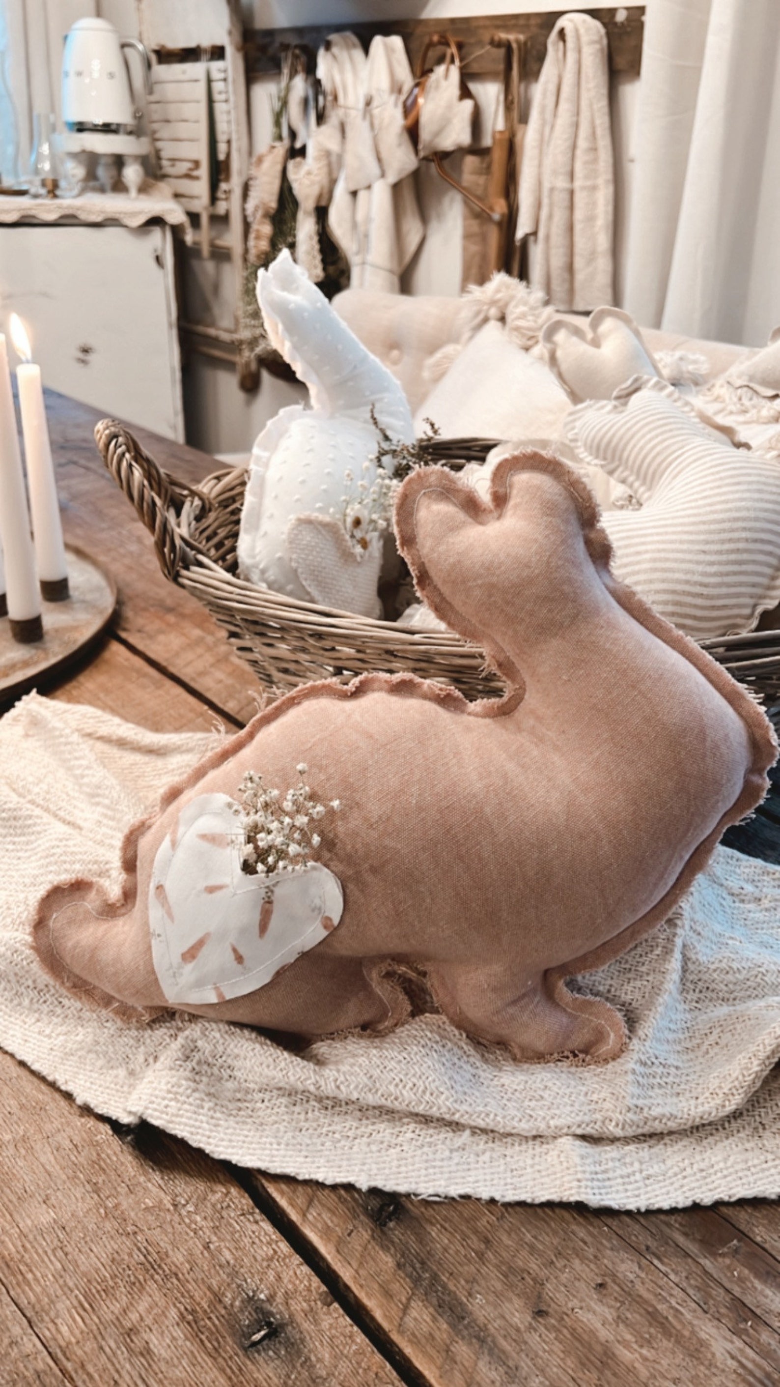 Stuffed Bunny, Bunny Pillow, Decorative Pillow, Easter Bunny, Easter ...