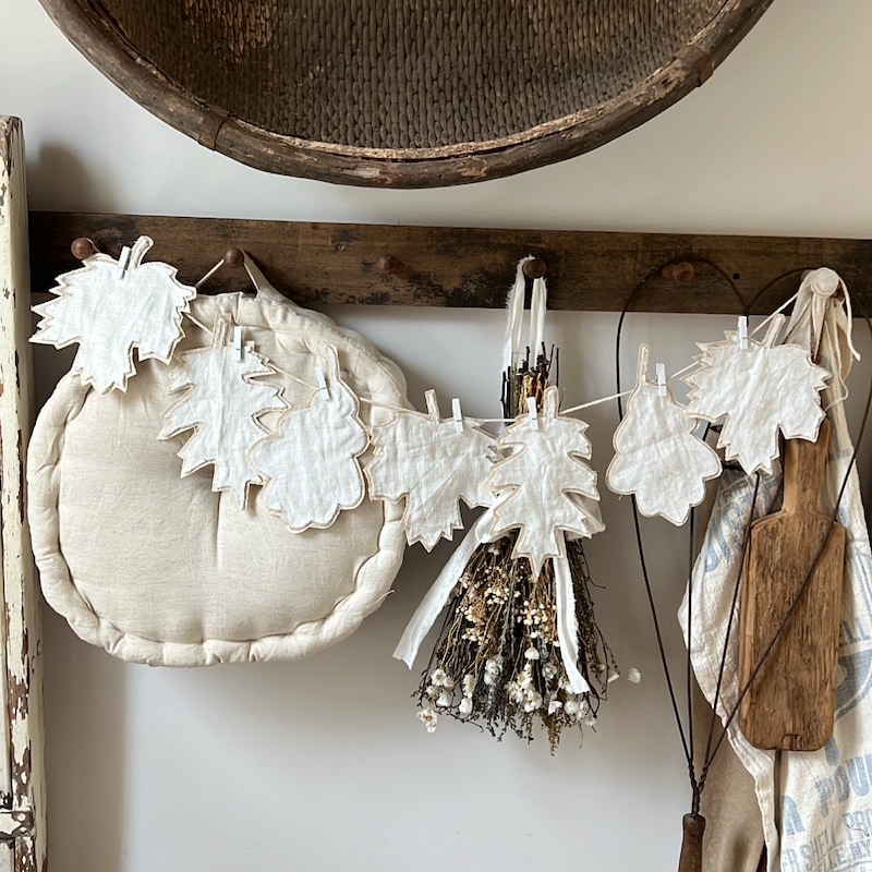 Fall Leaf Banner - Etsy