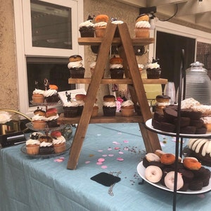 Cupcake Ladder, Cupcake Stand, Mug Holder, Coffee Bar, Gift , PRE ORDER ...
