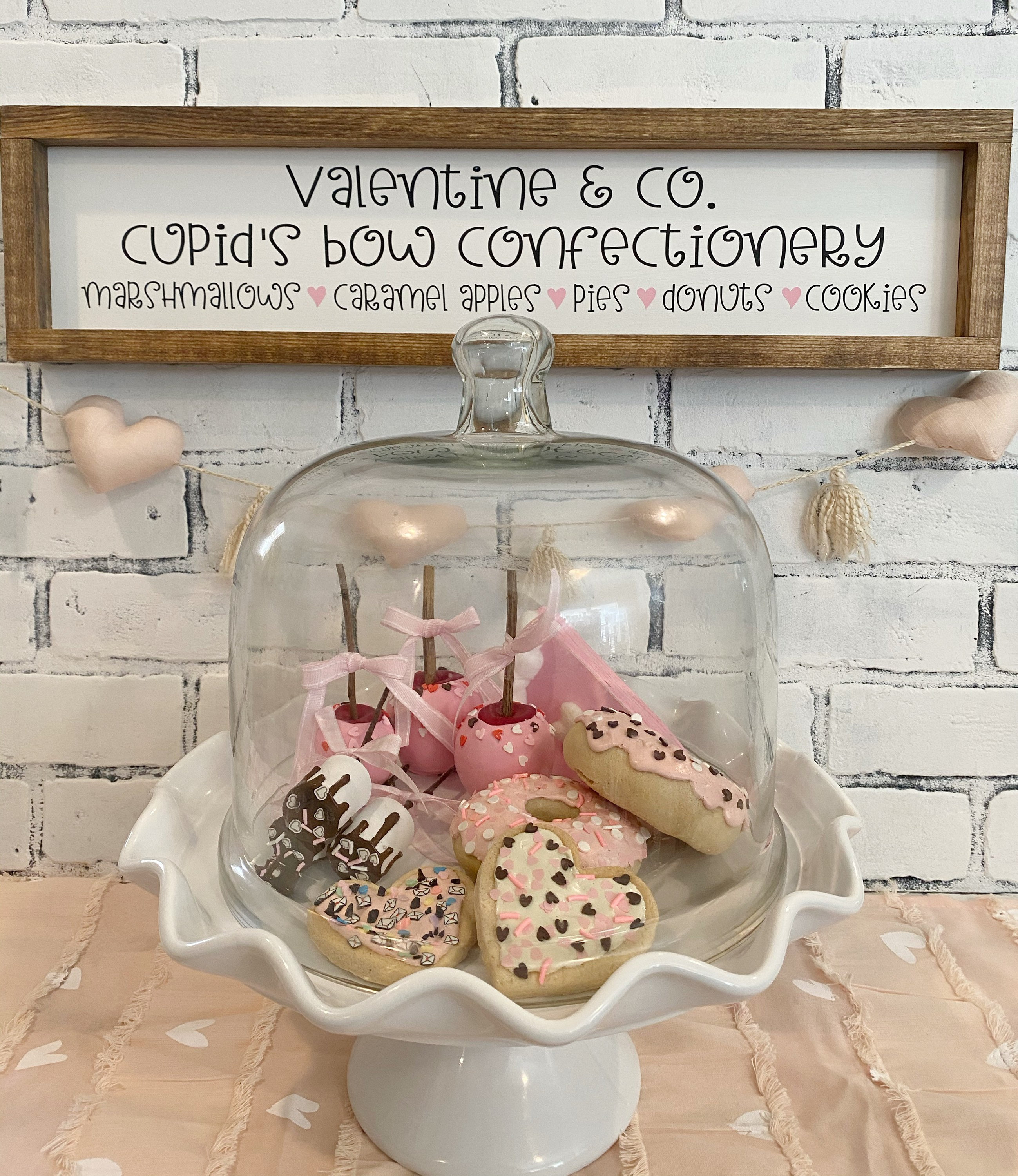 Valentine & Co. Cupids Bow Confectionery Sign Bakery Sign - Etsy