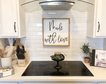 Made With Love Sign | Etsy
