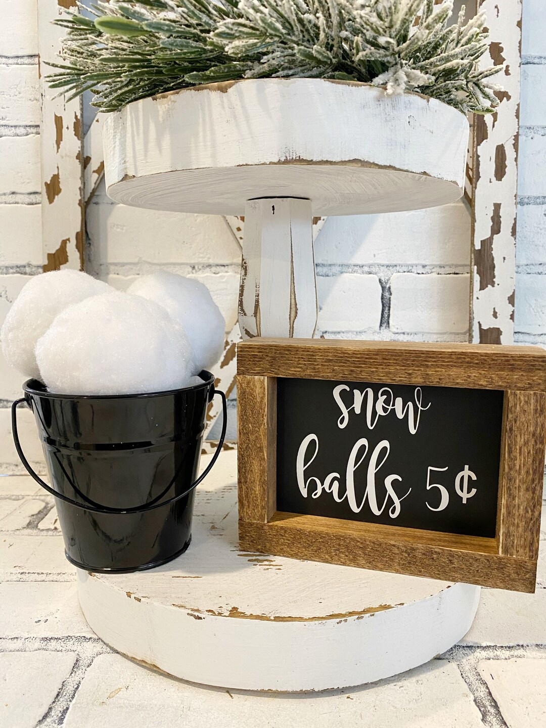 Snow Balls 5 Cents Sign, Winter Sign, Christmas Sign, Gift - Etsy