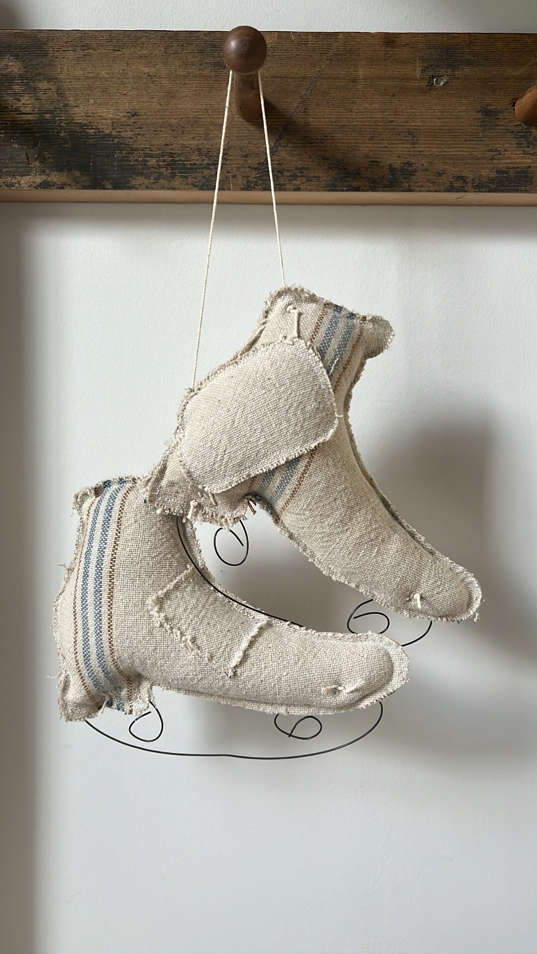 Hanging Fabric Ice Skates, Decorative Ice Skates, Winter Decor ...