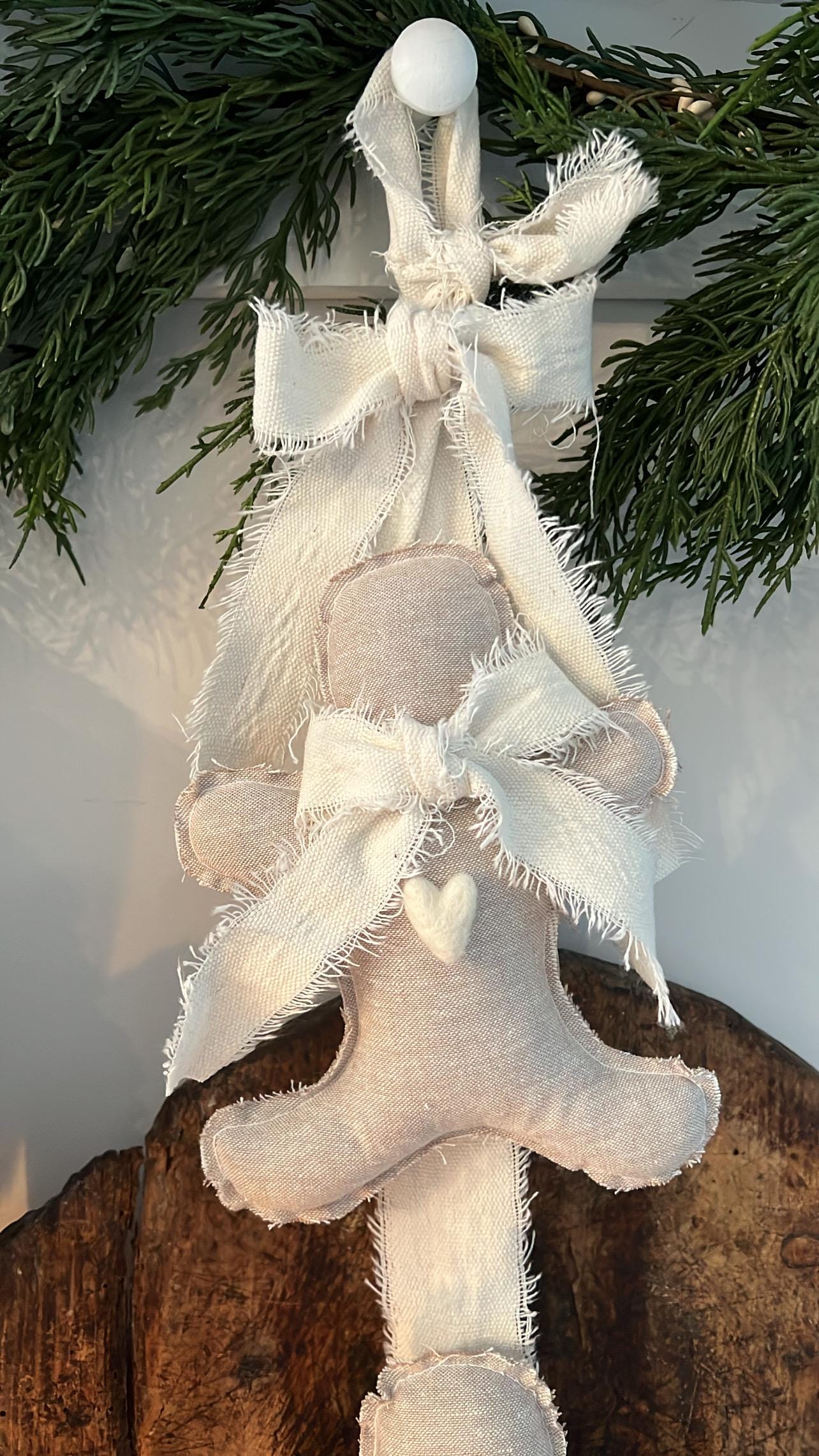 Neutral Gingerbread Banner, Vertical Gingerbread Banner or Gingerbread ...