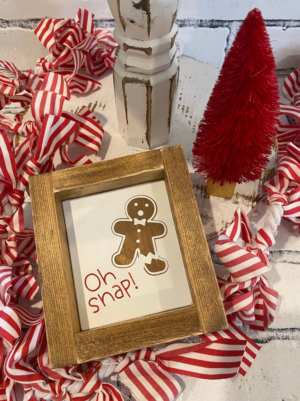 Oh Snap Sign Gingerbread Sign Christmas Sign Gift | Etsy